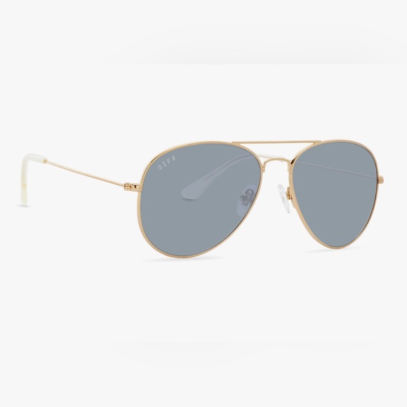 Diff Eyewear | Accessories | Diff Womens Cruz Aviator Sunglasses Gold ...